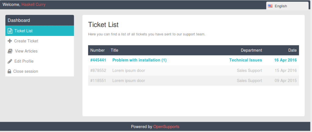 OpenSupports - Open Source Support Ticket System