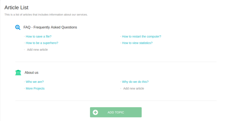 Features - OpenSupports